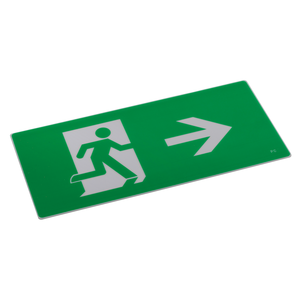 Artemis Exit Legend - Right Arrow - 110V Commercial Lighting