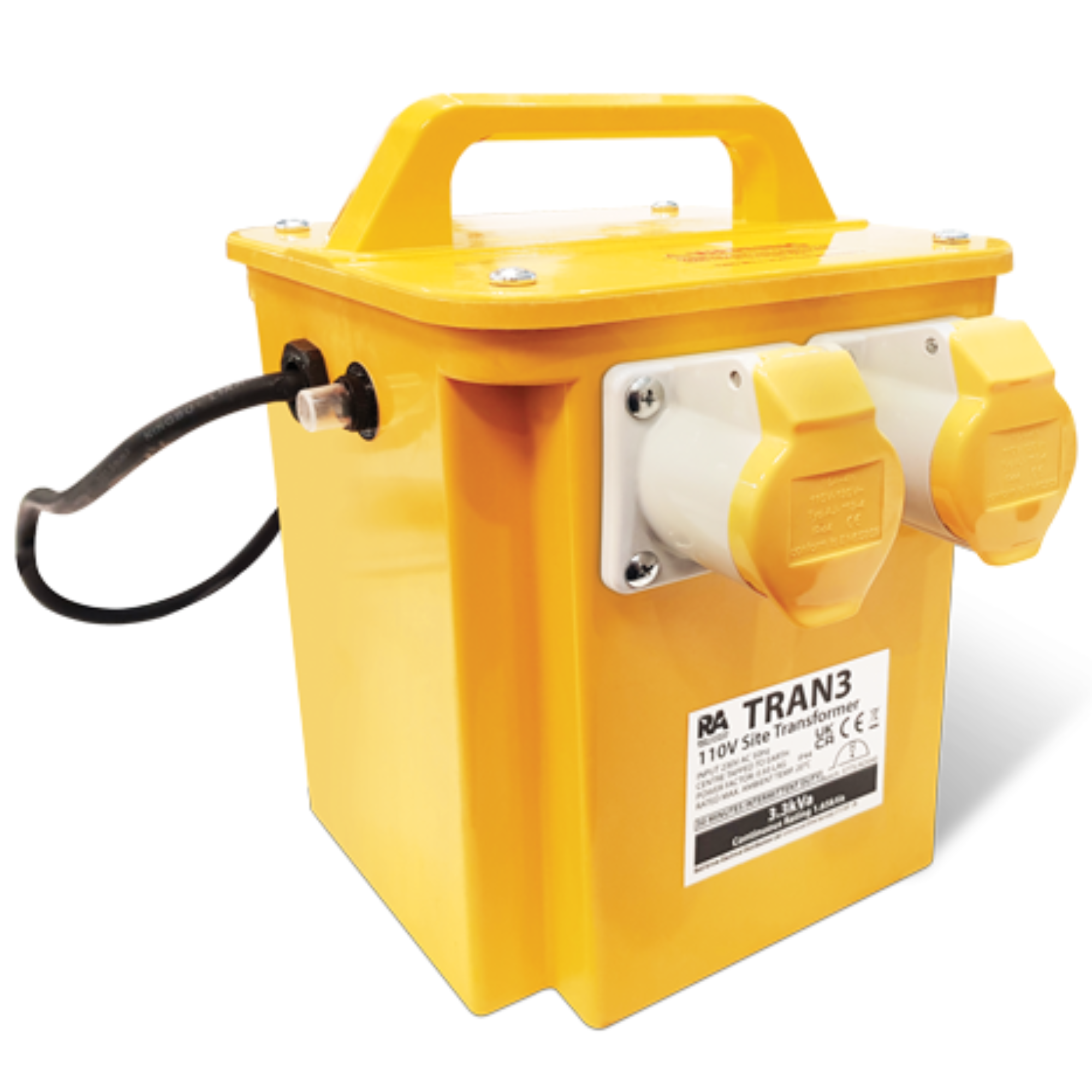 Red Arrow Portable Transformer 230V IP44 2X 16A Sockets - 110V Tran...